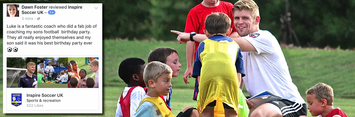 Fun football Parties and Events – Inspire Soccer UK